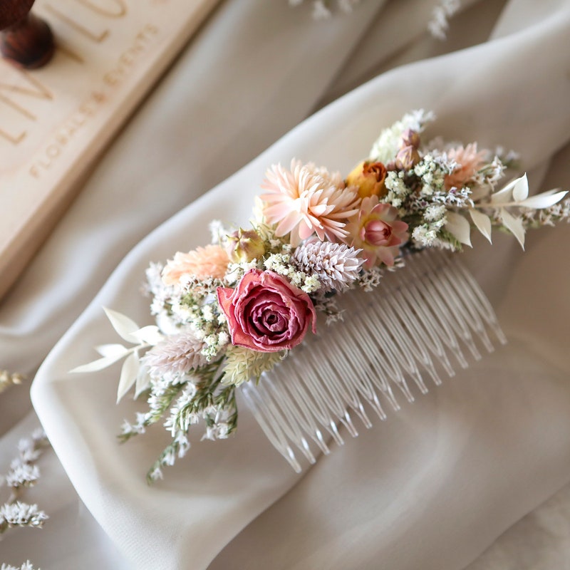 Flower Hair Comb - Etsy