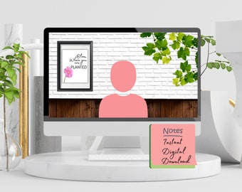 Virtual Teacher Background, Digital Backdrop for Zoom, Microsoft Teams ...