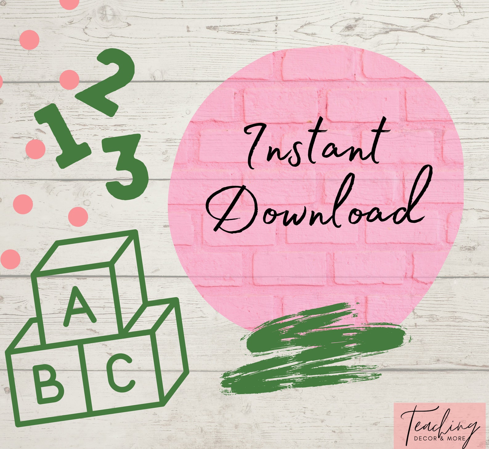 Virtual Teacher Background, Digital Backdrop for Zoom, Microsoft Teams ...