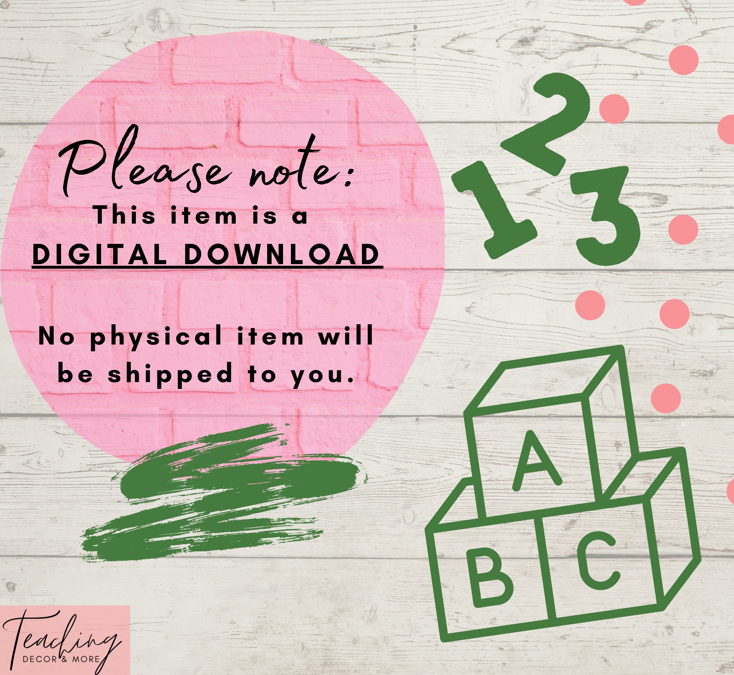 Virtual Teacher Background, Digital Backdrop for Zoom, Microsoft Teams ...