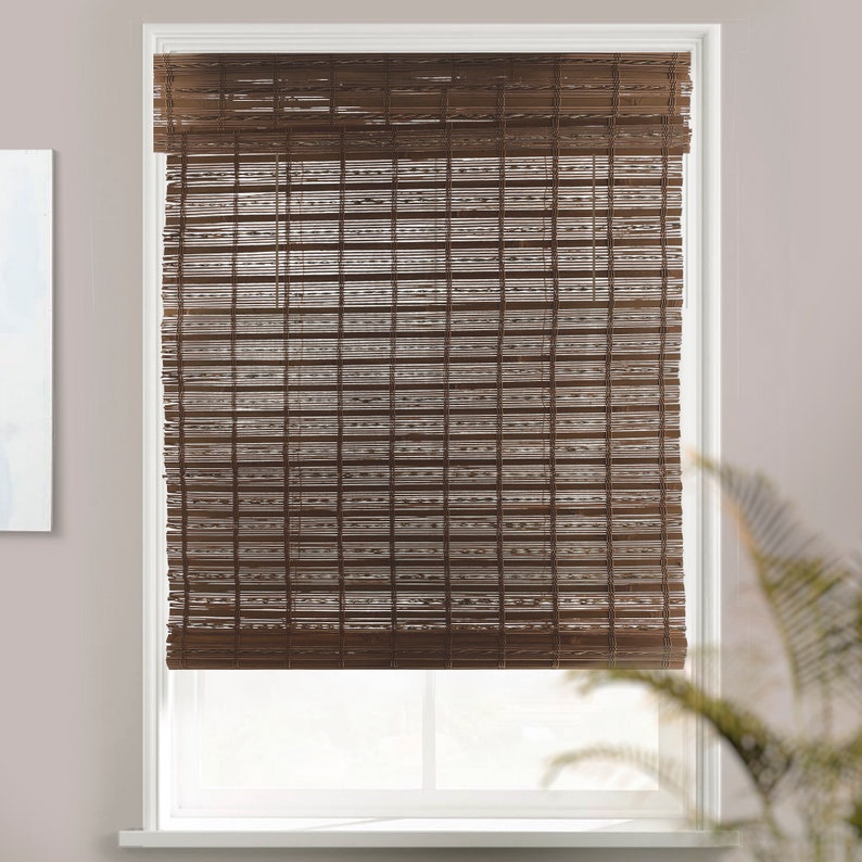 MOOD Cordless Bamboo Roman Shades Twirl Collection - Etsy