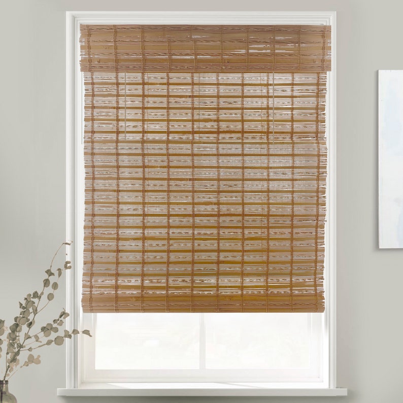 MOOD Cordless Bamboo Roman Shades Twirl Collection - Etsy