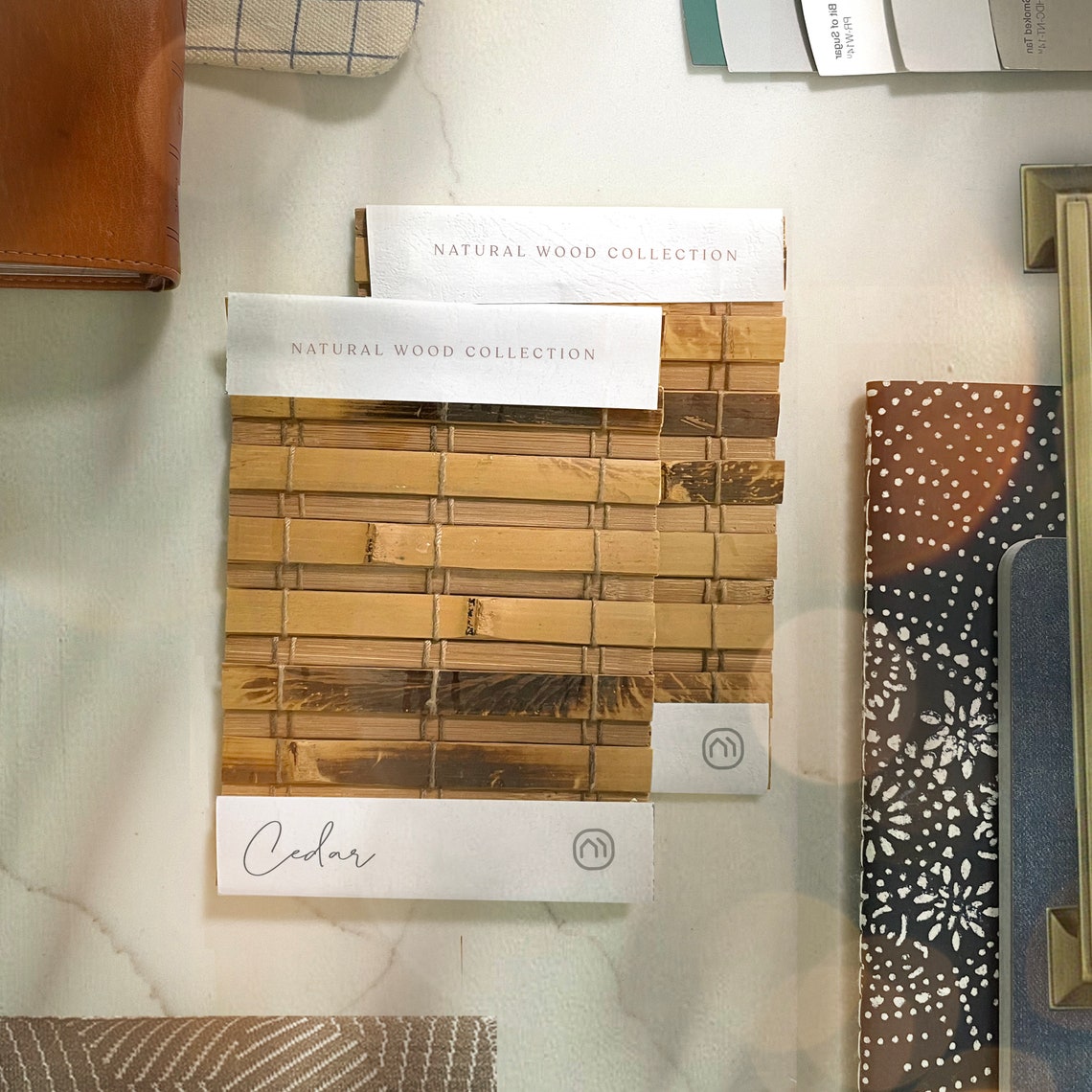 MOOD Cordless Bamboo Roman Shades, Natural Wood Collection - Etsy