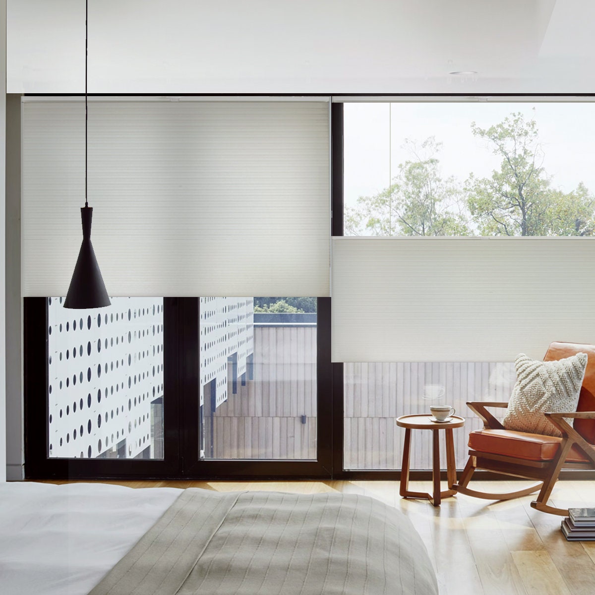 MOOD Custom Top Down Bottom up Cellular Shades Light - Etsy