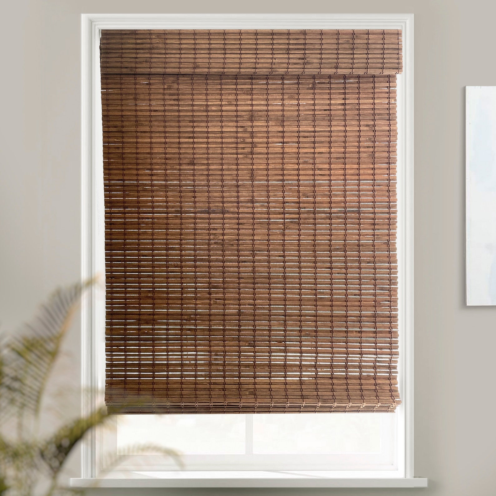 MOOD Cordless Bamboo Roman Shades Rustic Collection - Etsy