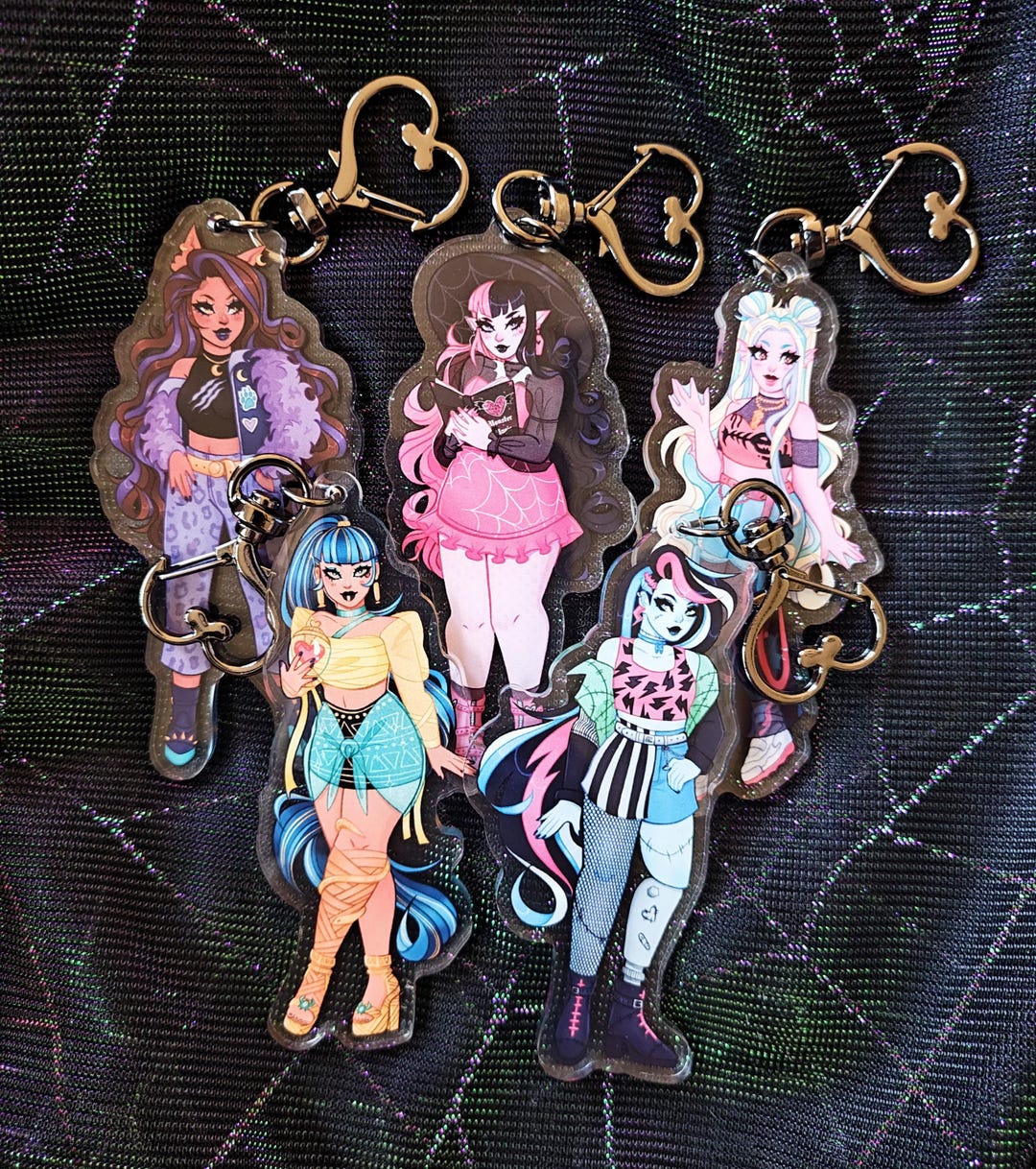 Monster Ghouls Refresh Keychains Etsy