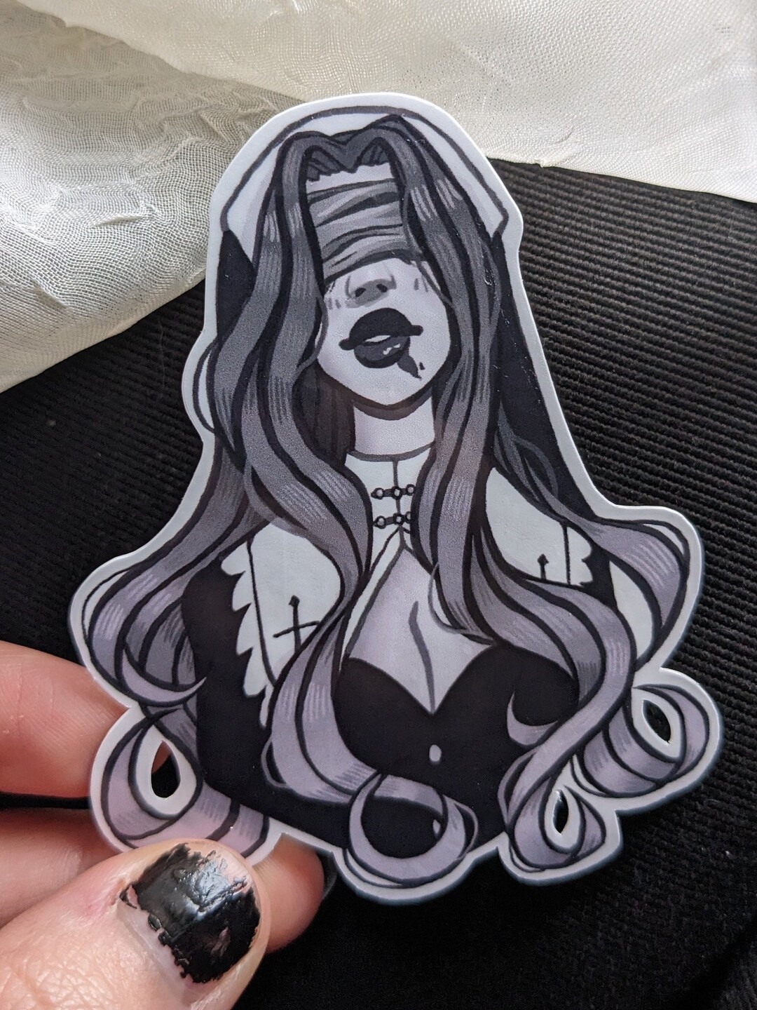 Sinning Nun Sticker - Etsy