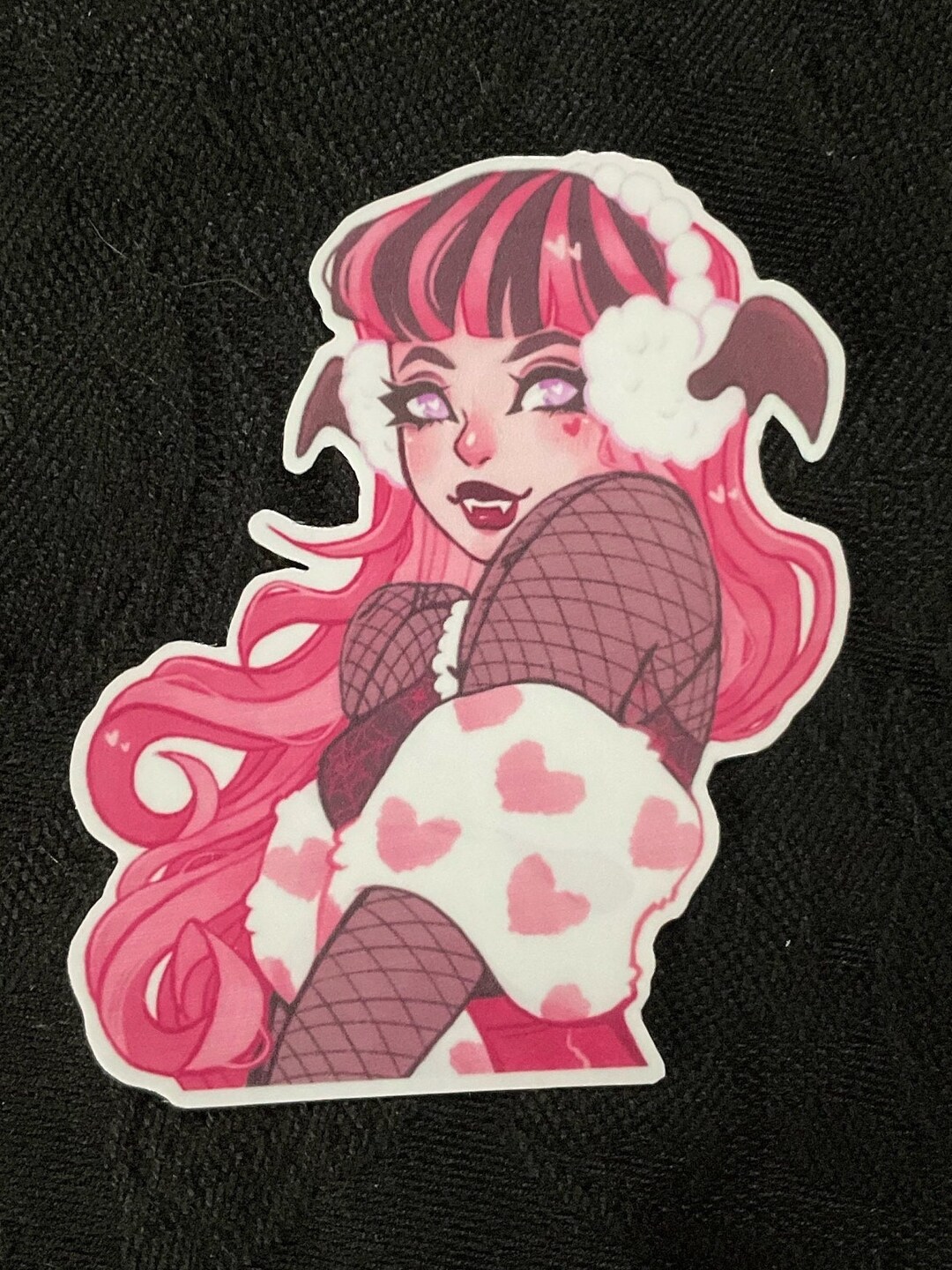 Vampire Ghoul Sticker - Etsy