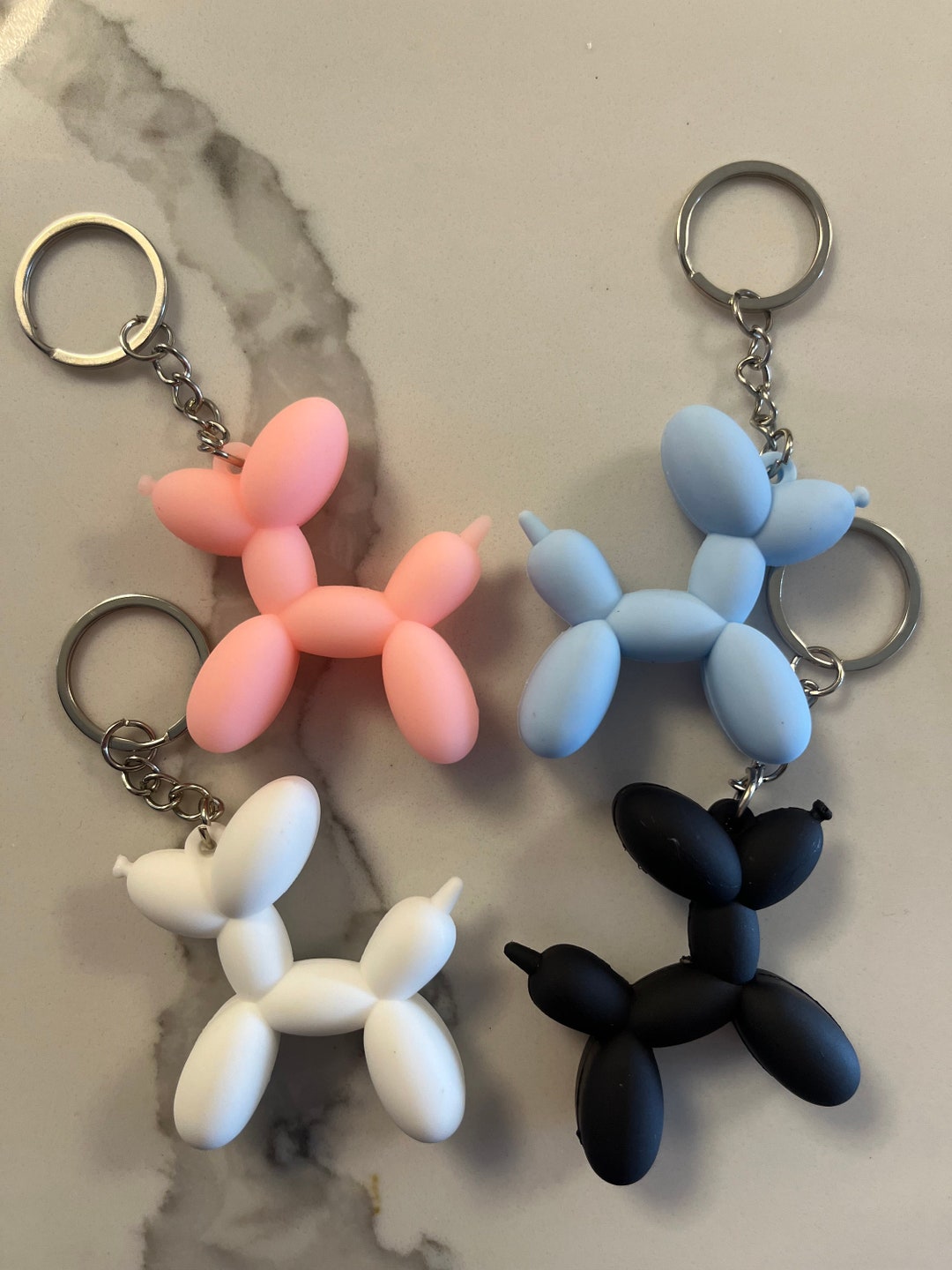 Balloon Dog Keychain - Etsy