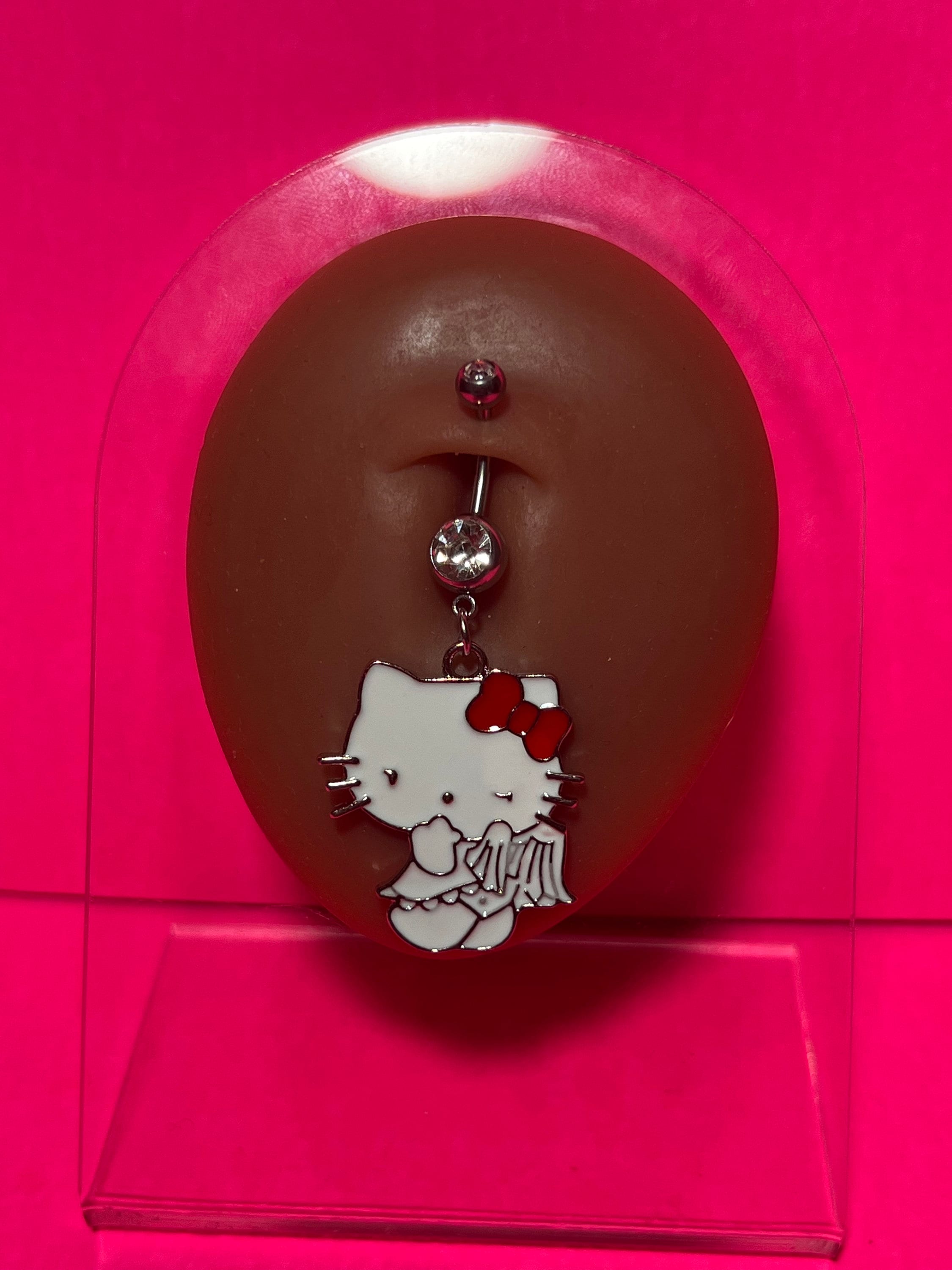 Angelic Hello Kitty Belly Ring - Etsy