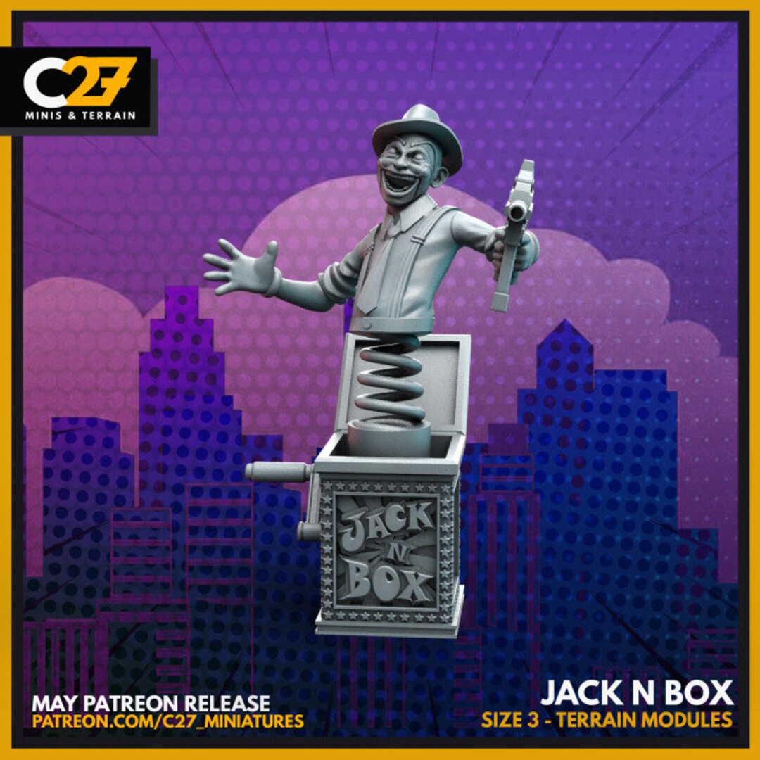Jack N Box size 3 Terrain Scatter Matched to Marvel Crisis Protocol - Etsy