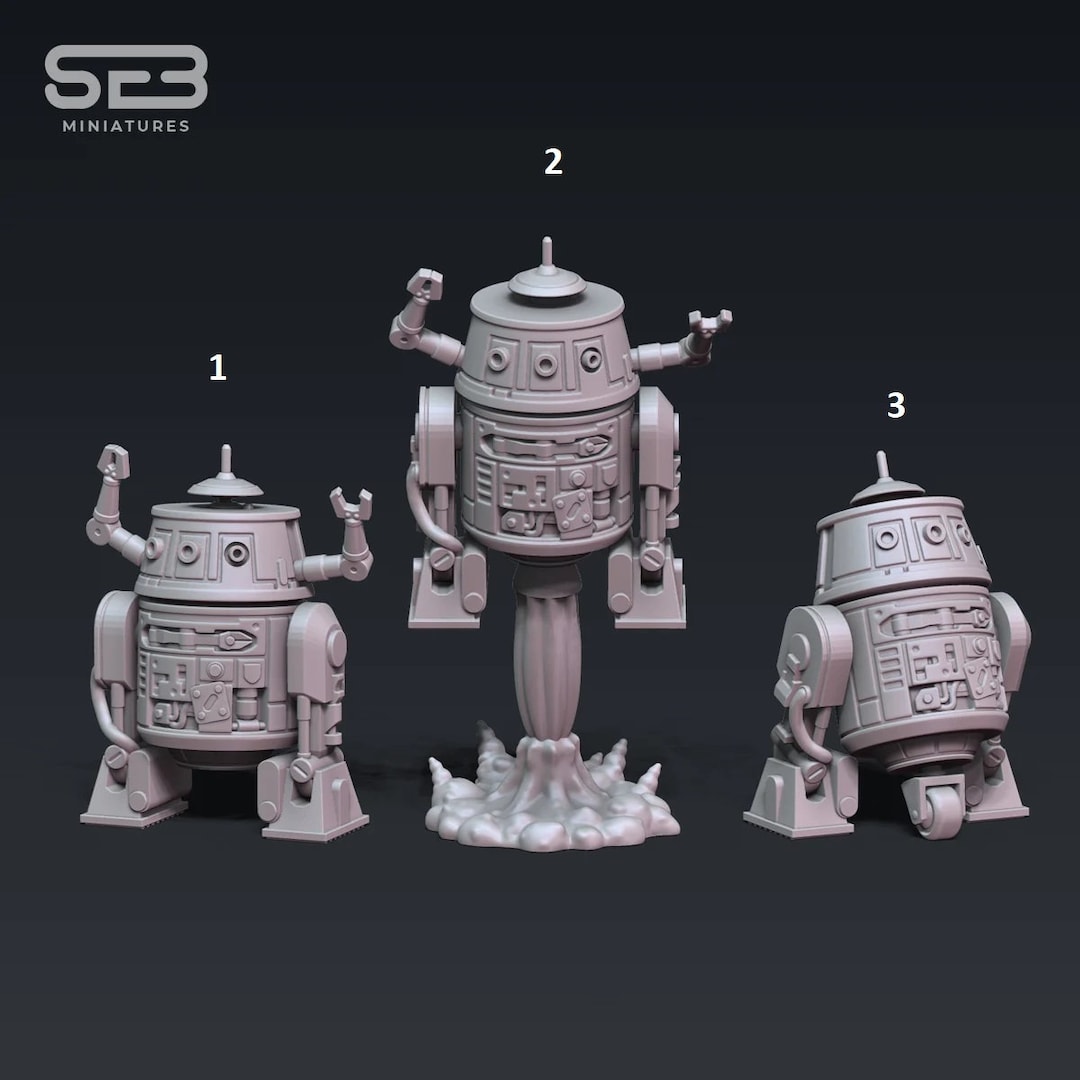 Clanker Droid Matched to Star Wars Legion Scale Tactical Droid - Etsy