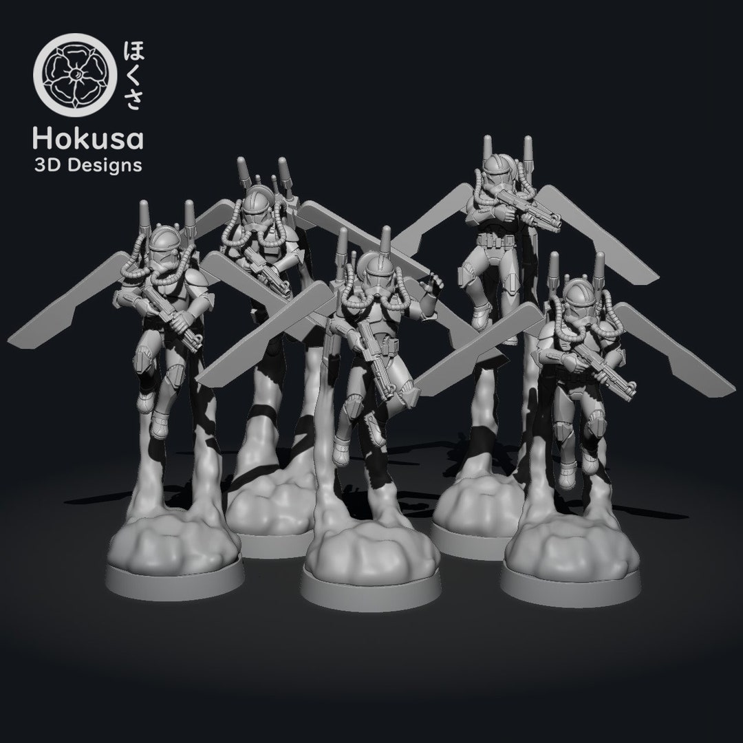 Sky Troopers Matched to Star Wars Legion Scale - Etsy