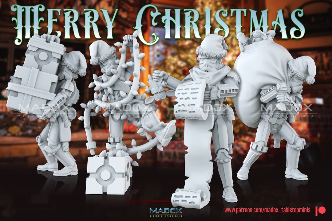 Christmas Troopers Figures Matched to Star Wars Legion Scale - Etsy