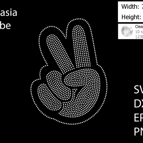 Rhinestone Svg - Etsy