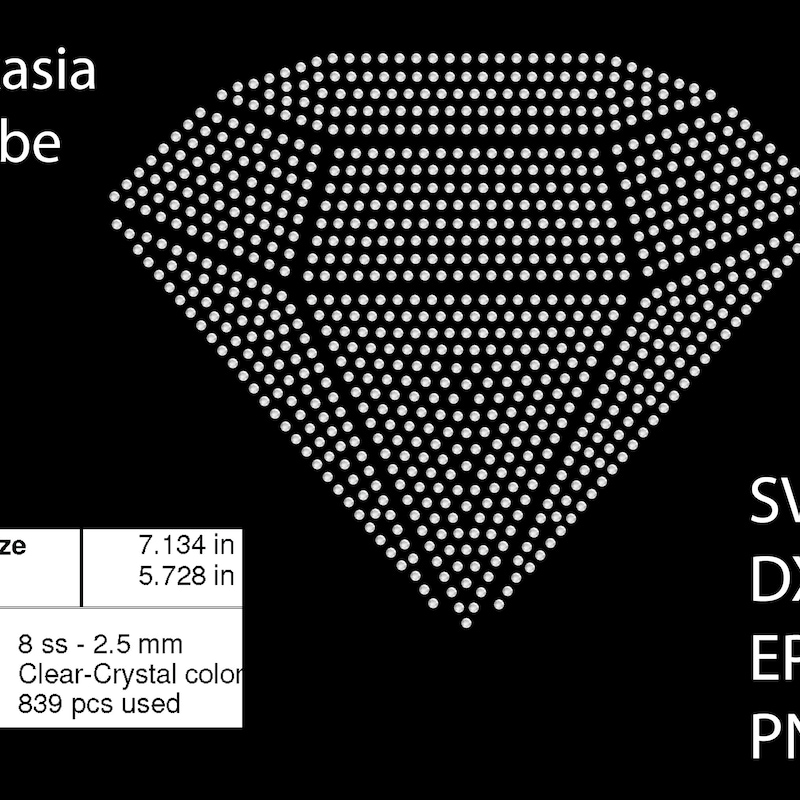 Rhinestone Template - Etsy