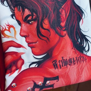 Karlach Baldur's Gate 3 Body Pillow Dakimakura Pillowcase Fan Art Made ...