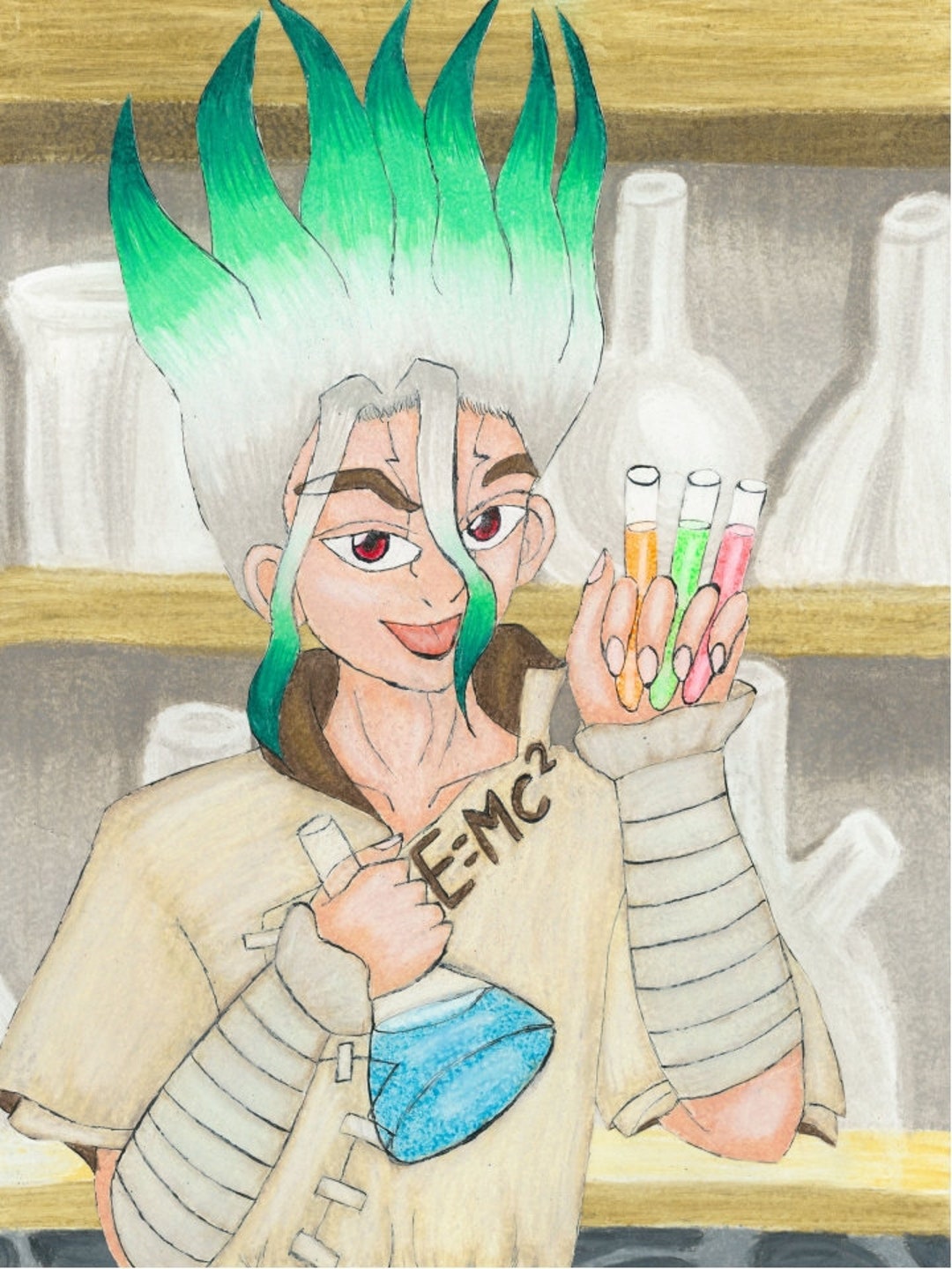 Senku Ishigami in His Lab - Etsy