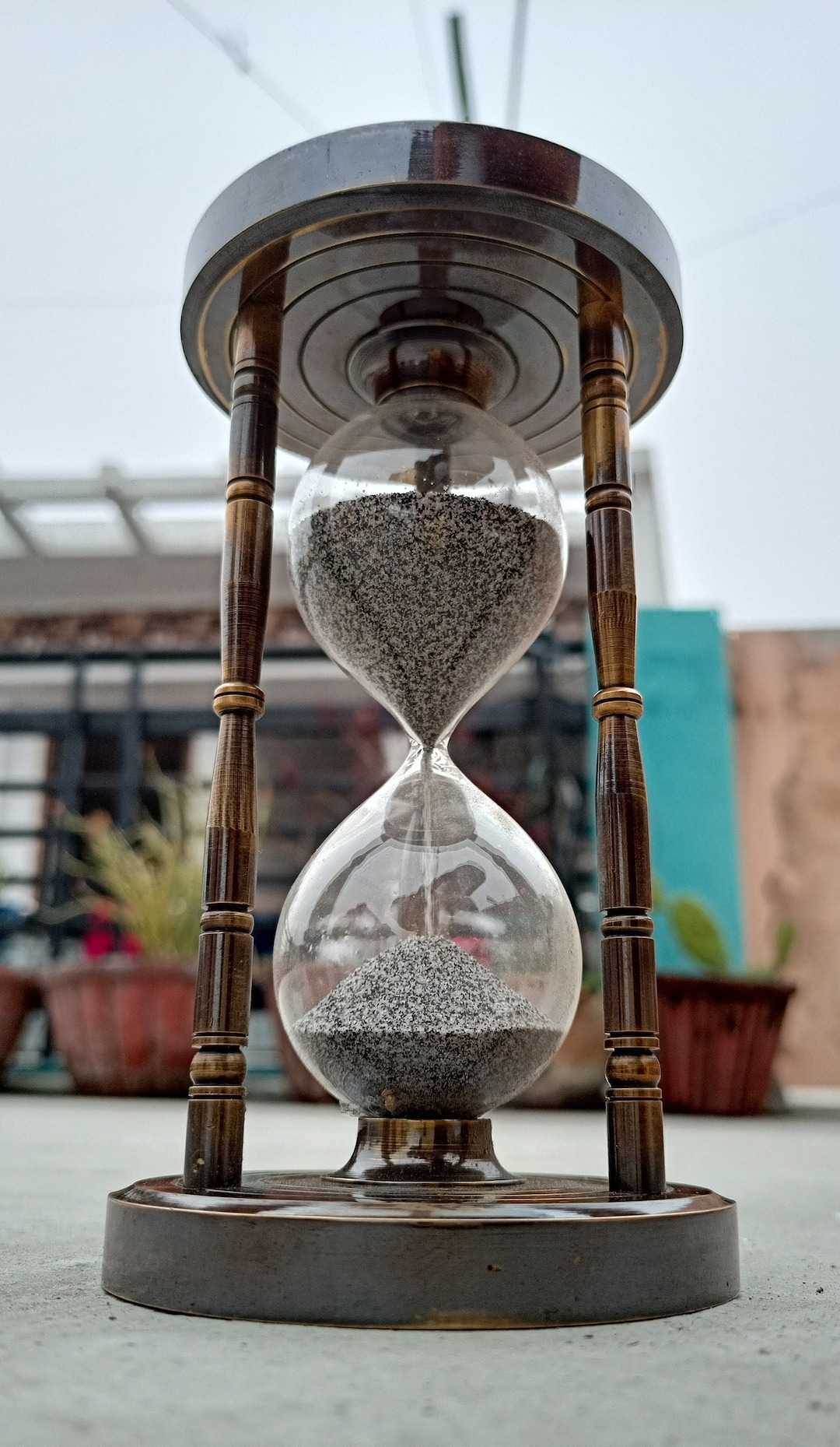 Handmade Brass Sand Timer: 3-minute Nautical Decor - Etsy