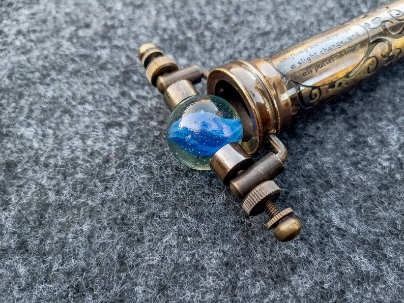 Marble Kaleidoscope, Custom Marble Scope, Brass Handmade Kaleidoscope ...