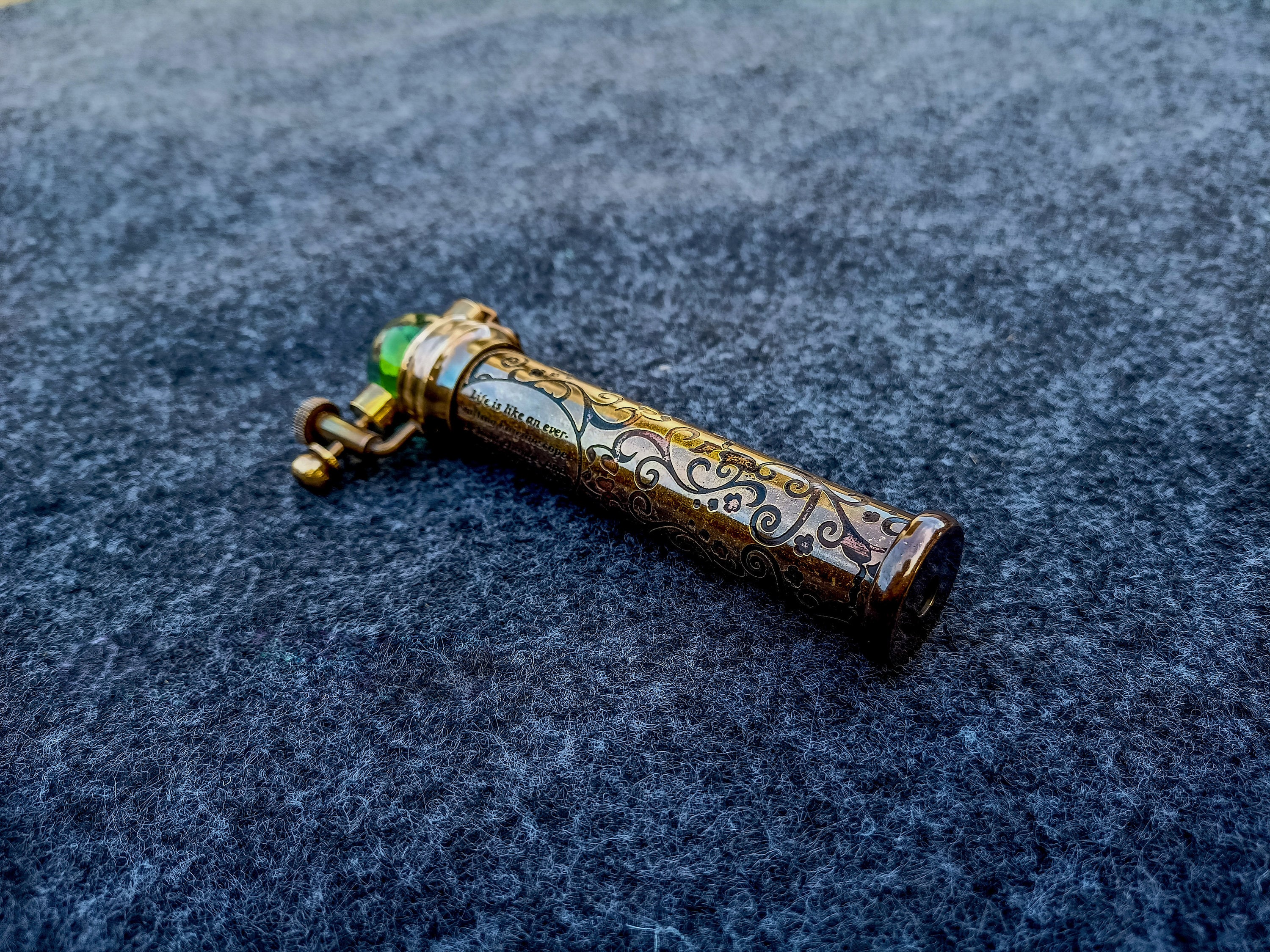Marble Scope Kaleidoscope, Handmade Brass Kaleidoscope, Custom Marble ...