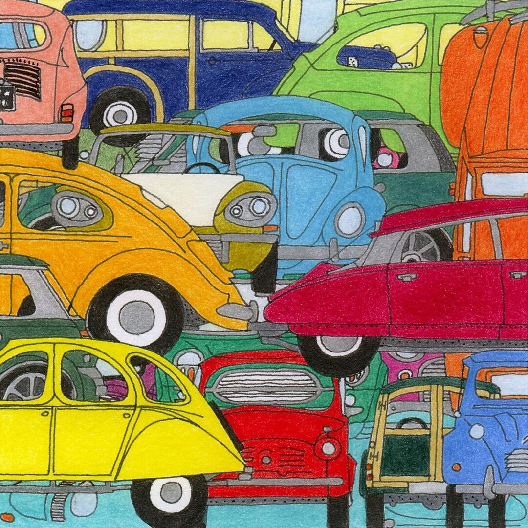 CARS (limited Edition Print) - Etsy