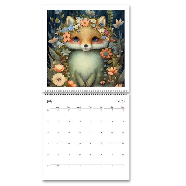 Whimsical Calendar - Etsy