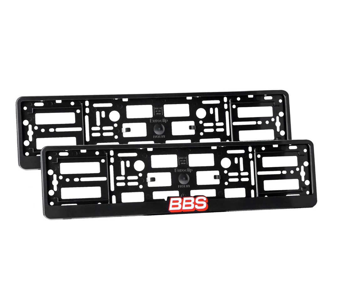 BBS Euro Number License Plate Surround Holder - Etsy