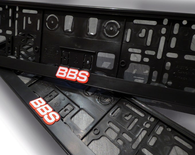 BBS Euro Number License Plate Surround Holder - Etsy