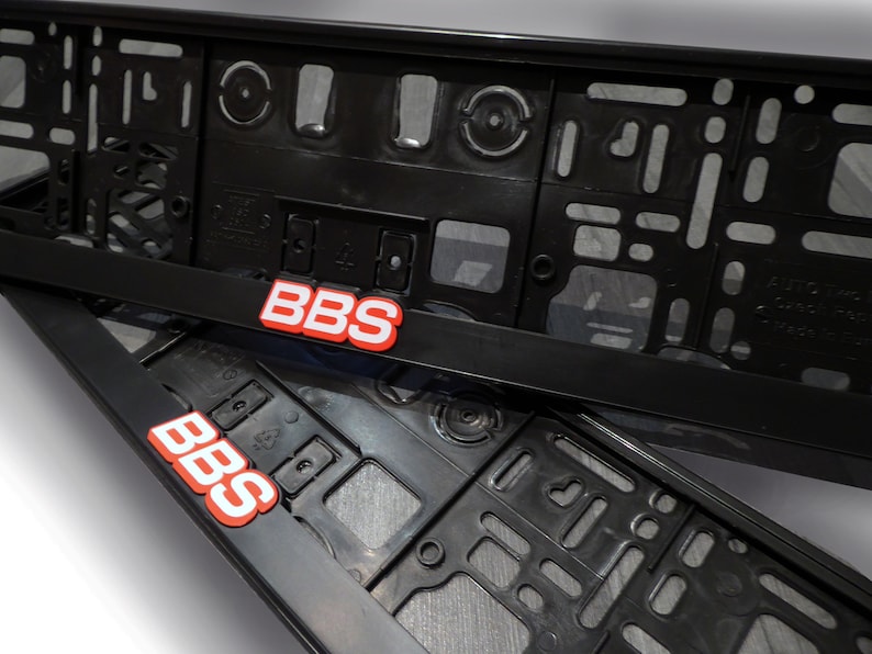 BBS Euro Number License Plate Surround Holder - Etsy