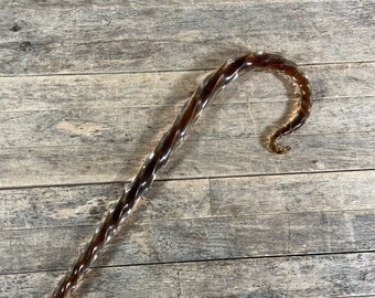 Antique Glass Walking Sticks | Etsy UK