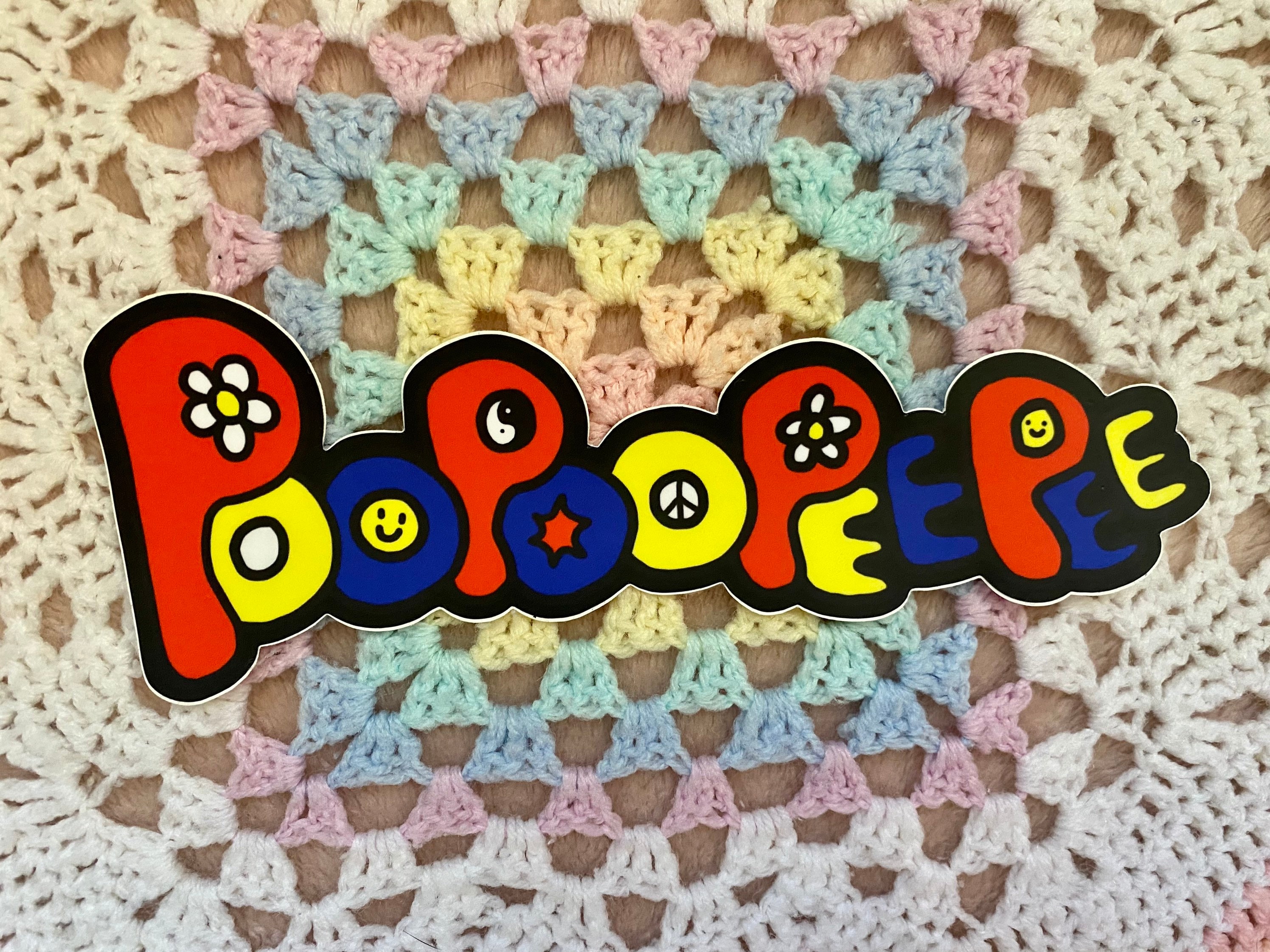 Poopoopeepee Bumper Sticker - Etsy