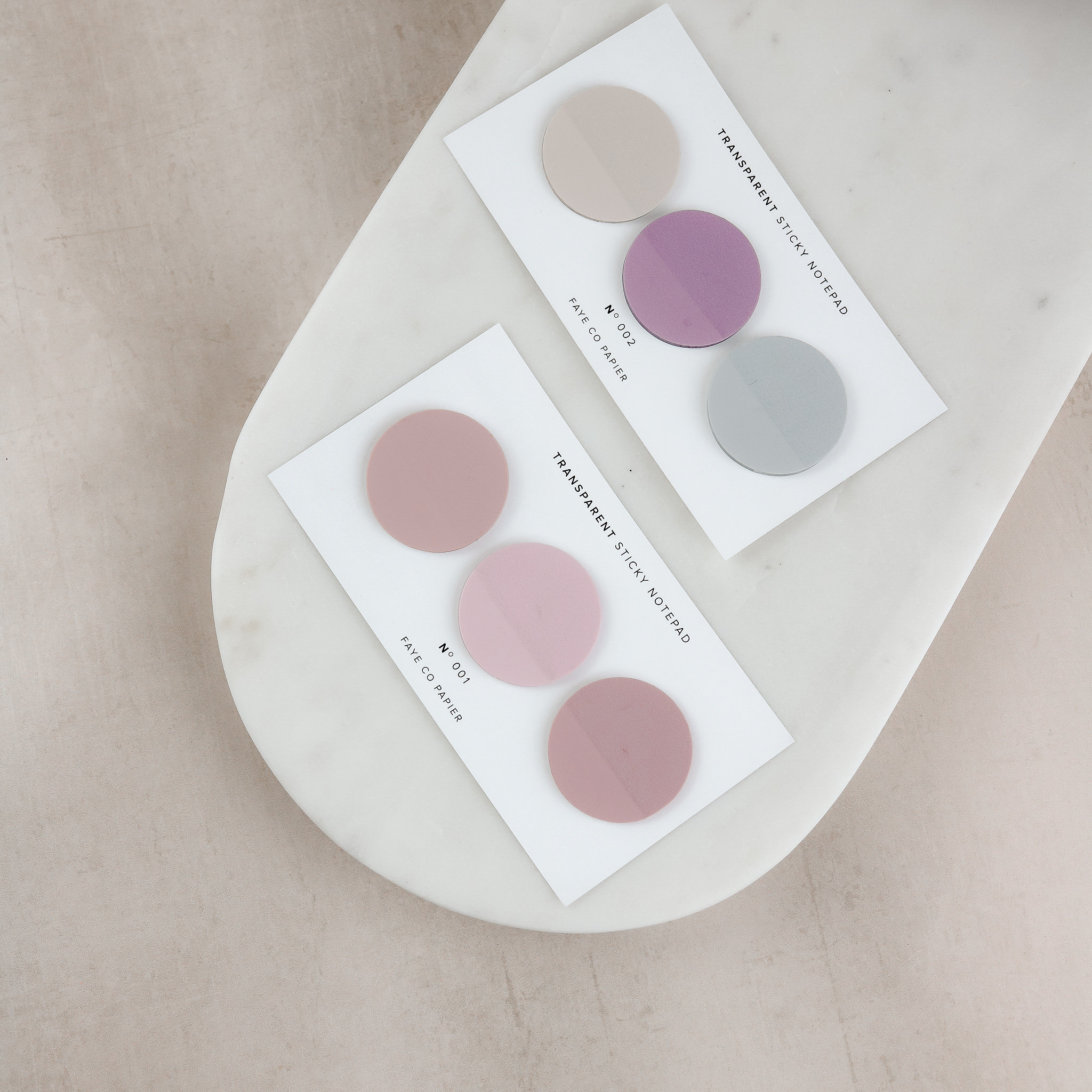 Transparent Sticky Notepad Page Markers Circle Sticky - Etsy