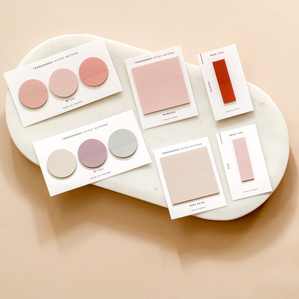 Aesthetic Sticky Notes - Etsy