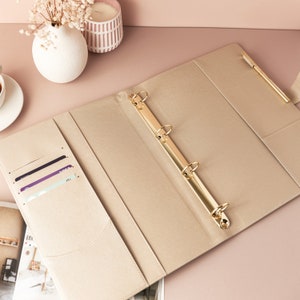 Ring Binder Organiser Agenda A4/US LETTER Size | Luxury Agenda ...