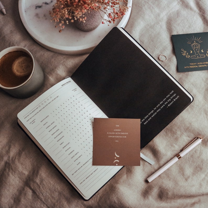 Daily Gratitude Journal Mindfulness Journal Wellness - Etsy