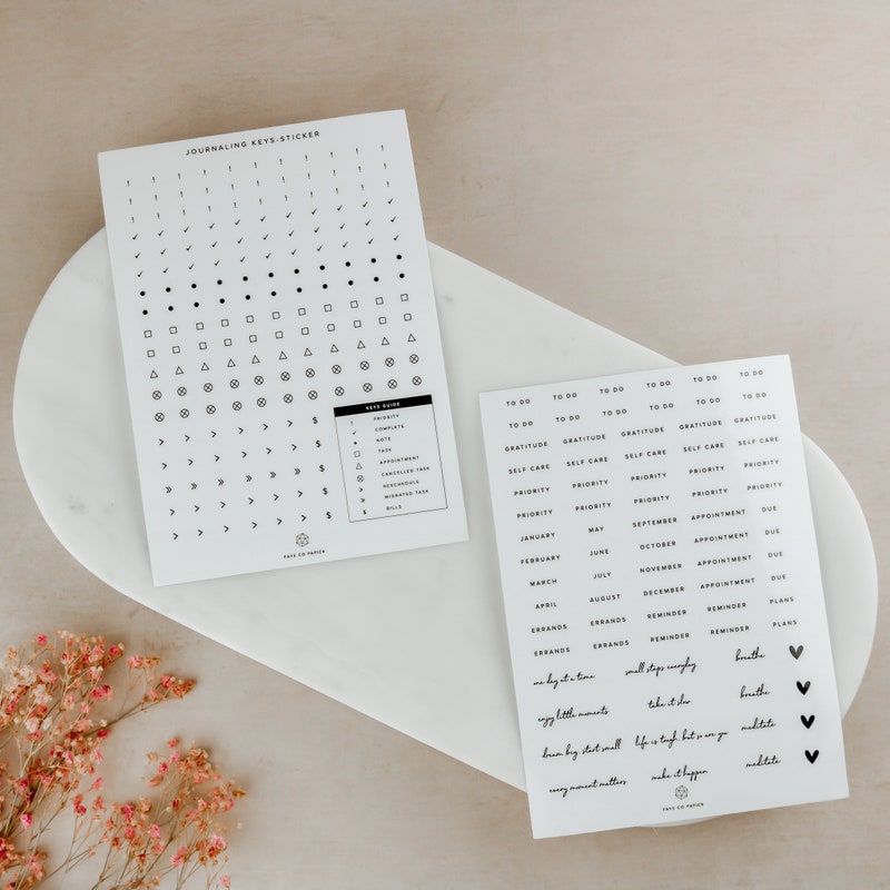 Bullet Journal Stickers - Etsy