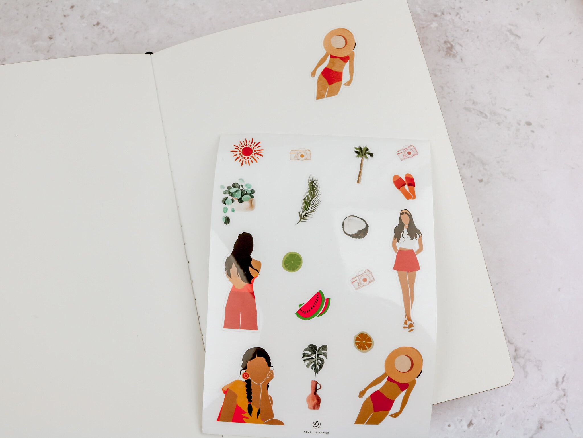 Minimalist Transparent Decorative Journaling Stickers for - Etsy