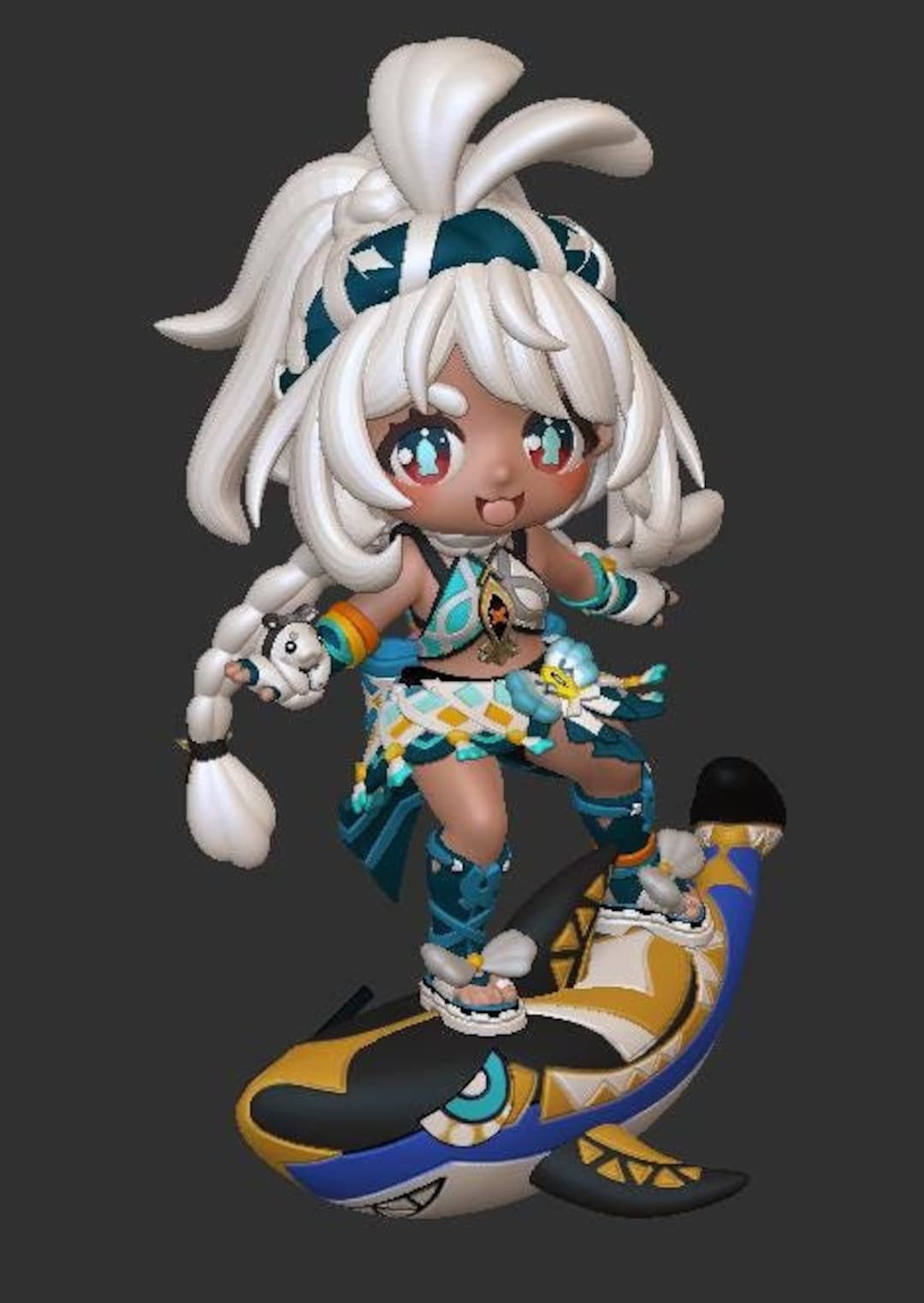 Mualani Chibi Garage Kit by (me) Lizardspa - Etsy