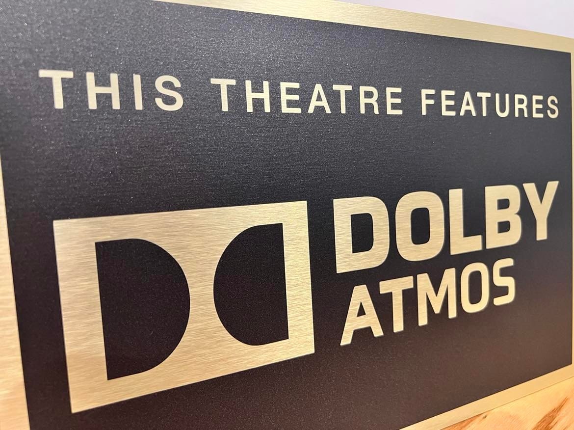 Dolby Atmos Home Theatre Signs Signage Cinema Decor - Etsy Hong Kong