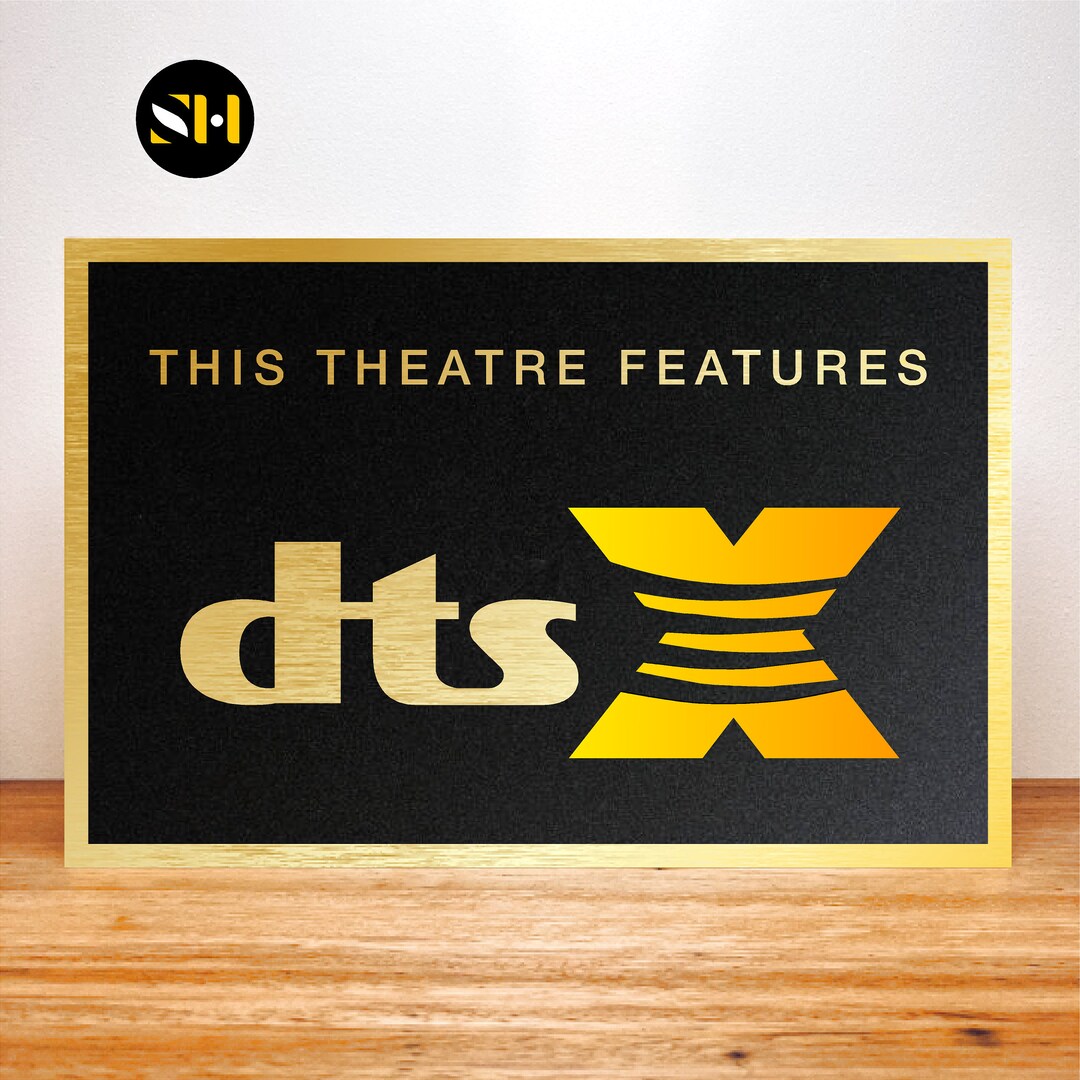 DTS X Colour Print | Home Theatre Signs | Signage | Cinema Decor - Etsy