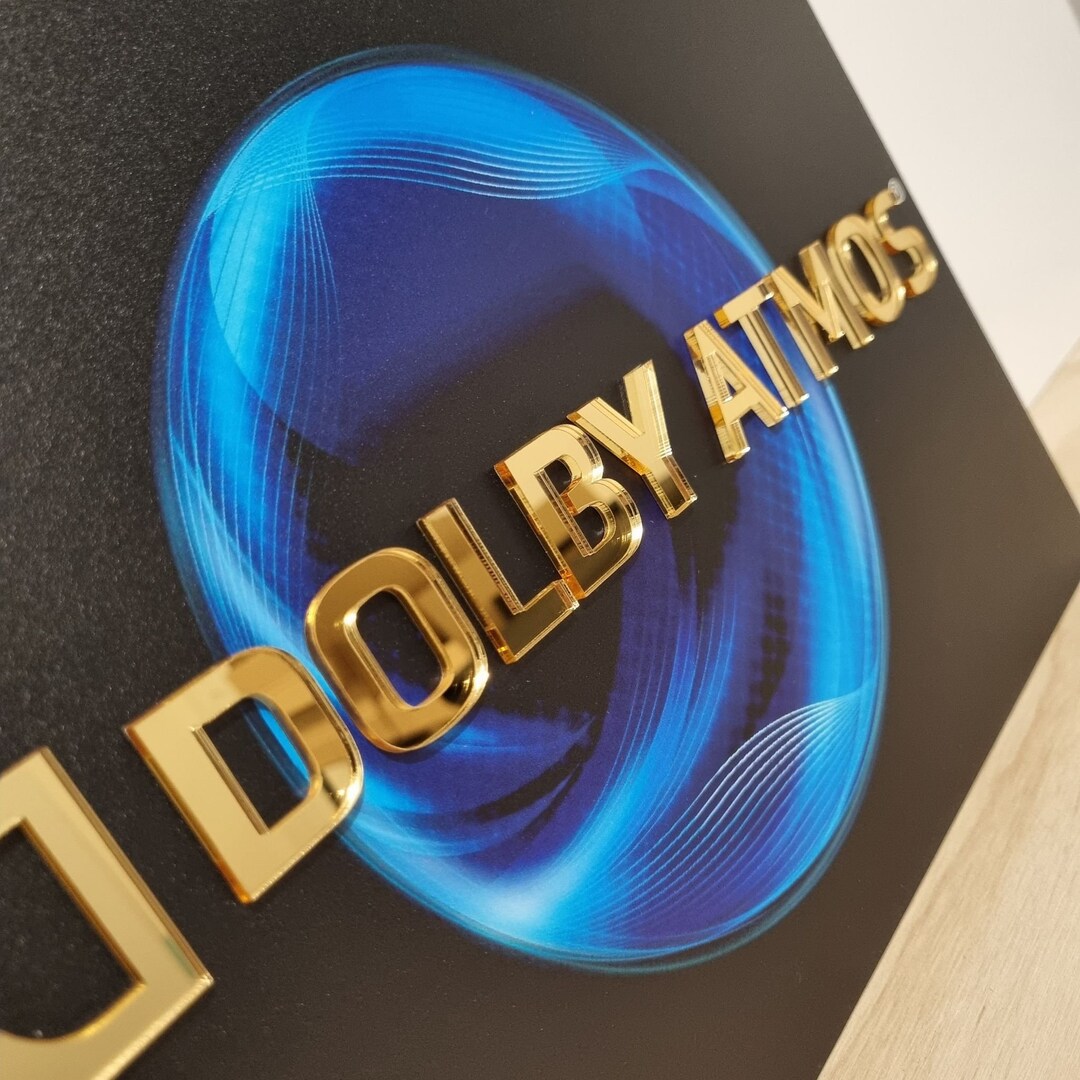 LIMITED EDITION | Dolby Atmos Print With 3mm Gold Acrylic | Home ...