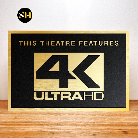 4k Ultra HD Home Theatre Signs Signage Cinema Decor - Etsy Australia