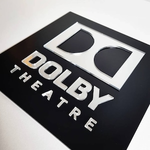 DOLBY THEATRE | Home Theatre Signs | Signage | Cinema Decor | Laser ...