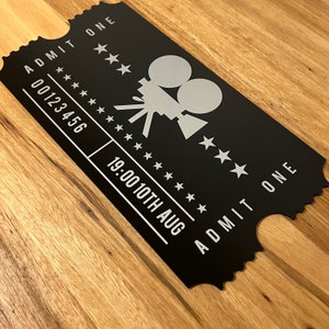 Cinema Ticket | Movie Night | Home Theatre Signs | Signage | Cinema ...