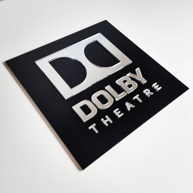 DOLBY THEATRE Home Theatre Signs Signage Cinema Decor - Etsy