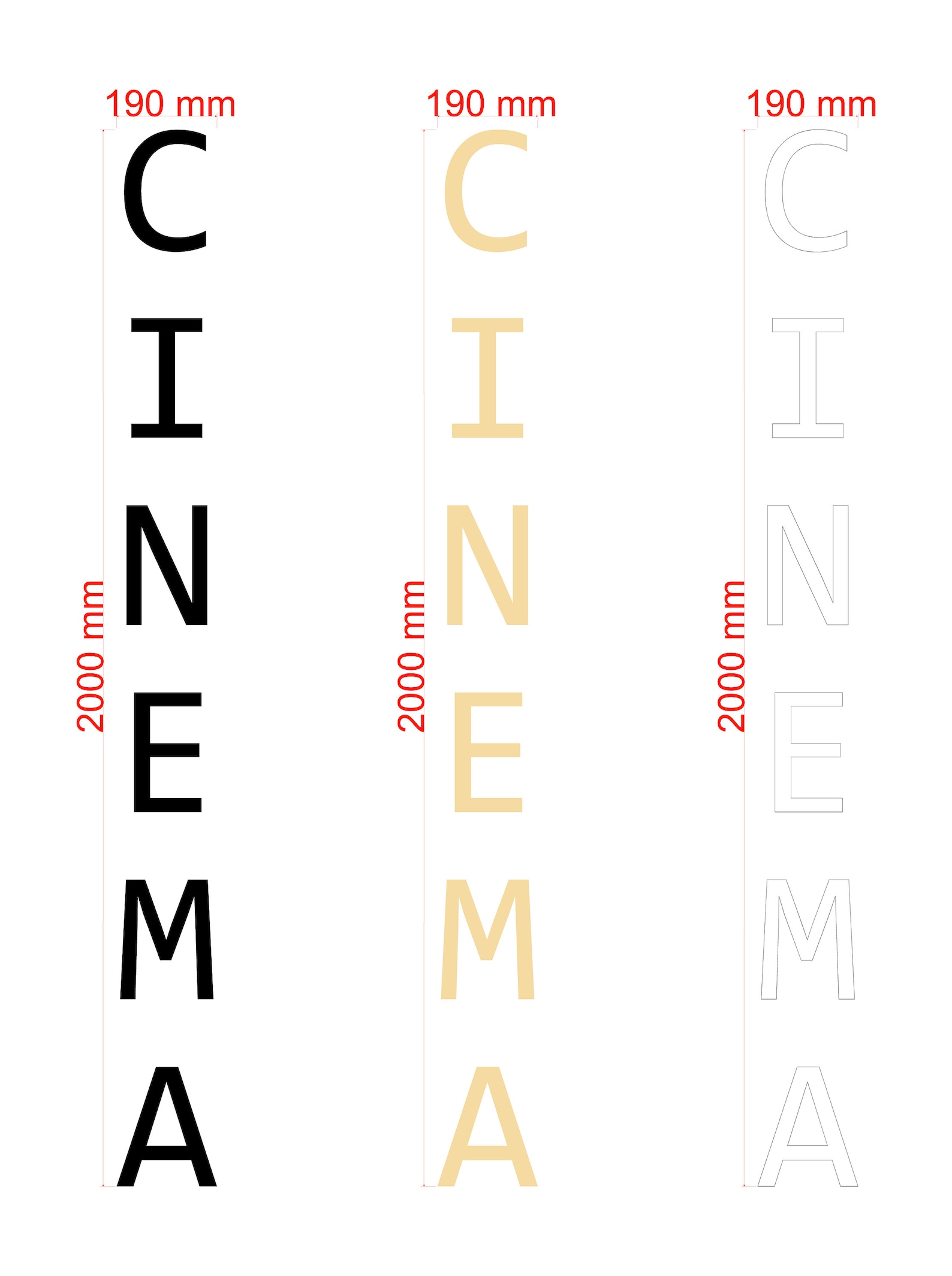 CINEMA DOOR SIGN Home Theatre Signs Signage Cinema Decor - Etsy
