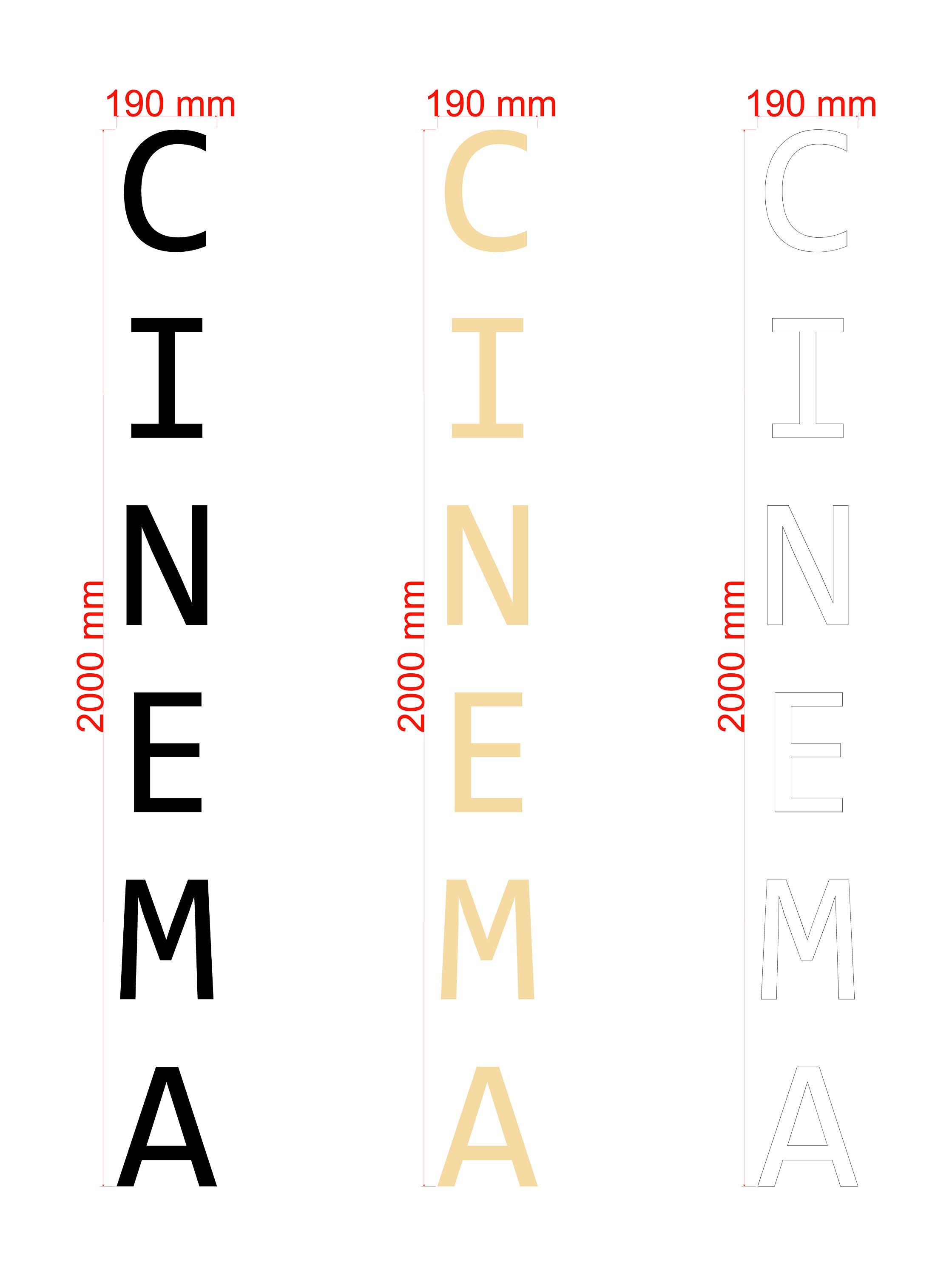 CINEMA DOOR SIGN Home Theatre Signs Signage Cinema Decor - Etsy