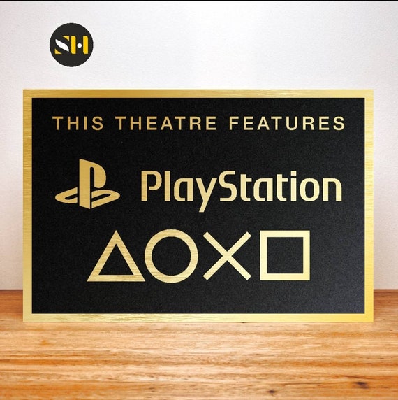 Playstation Home Theatre Signs Signage Cinema Decor - Etsy