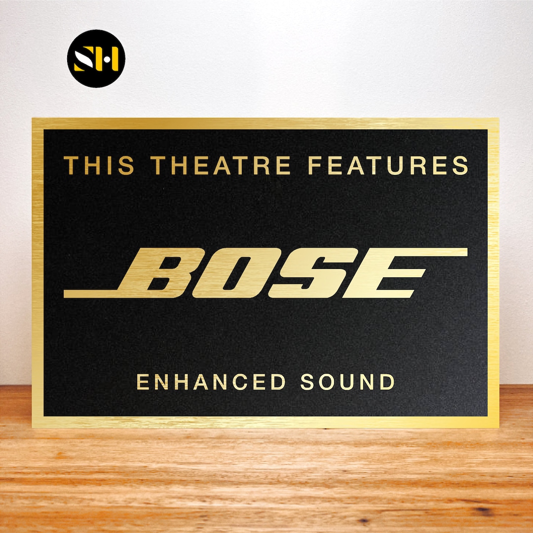 Bose | Home Theatre Signs | Signage | Cinema Decor - Etsy